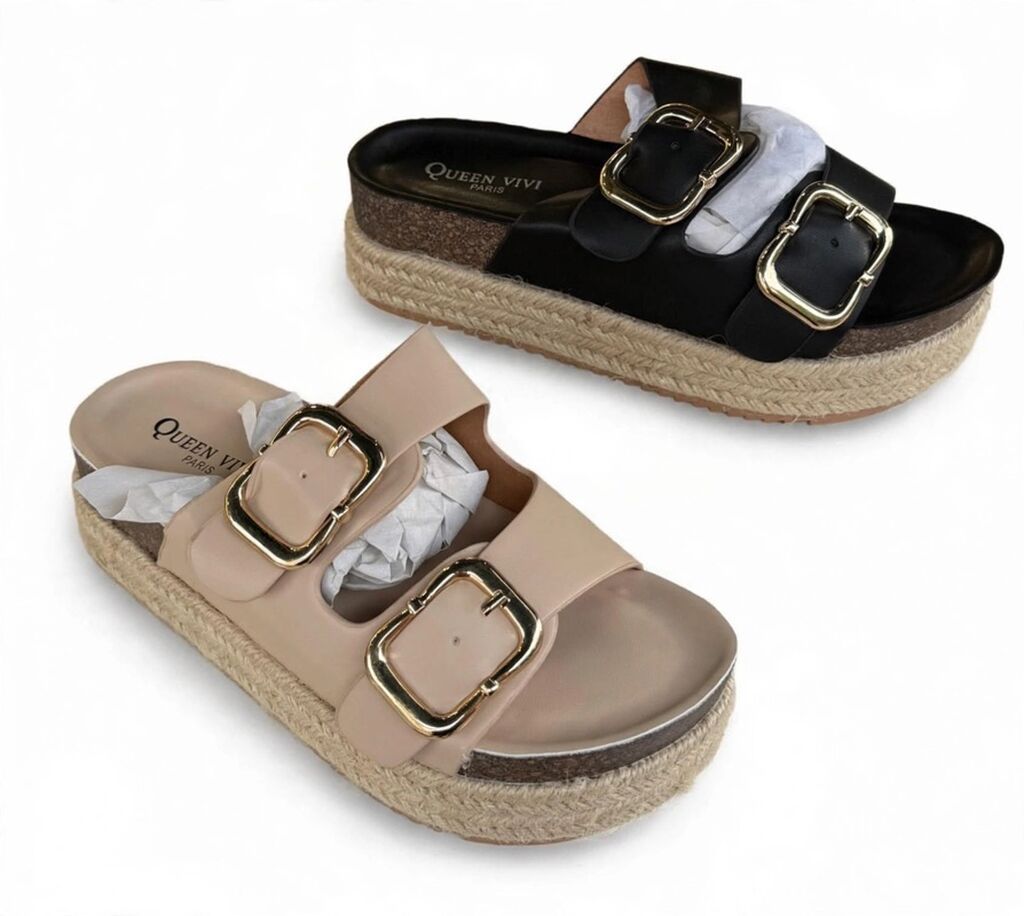 Ženske platforme Queen Vivi Paris – espadrile papuče - Model
