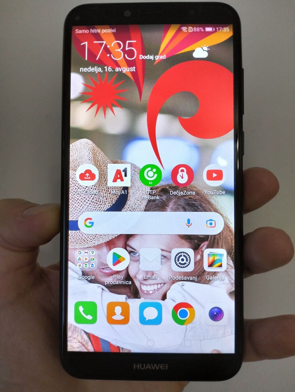 Huawei Y6 2018 (model ATU‑L21) - Ekran: HD+ 18:9 - Procesor
