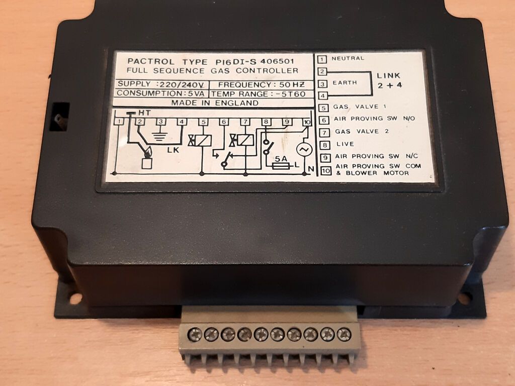 Gas kontoler za grejanje Pactrol Type PI6DI-S 406501 Full Sequence
