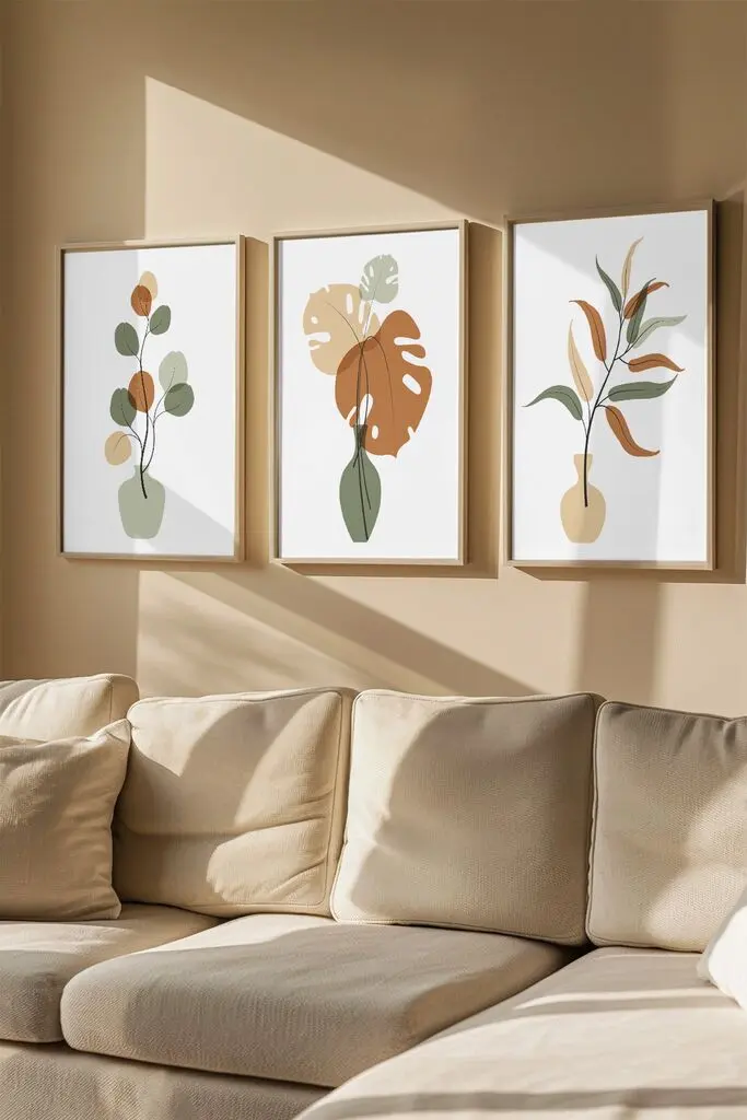 Wallity Slika 3Dartsoho94, 3 dela, 33 x 48 cm