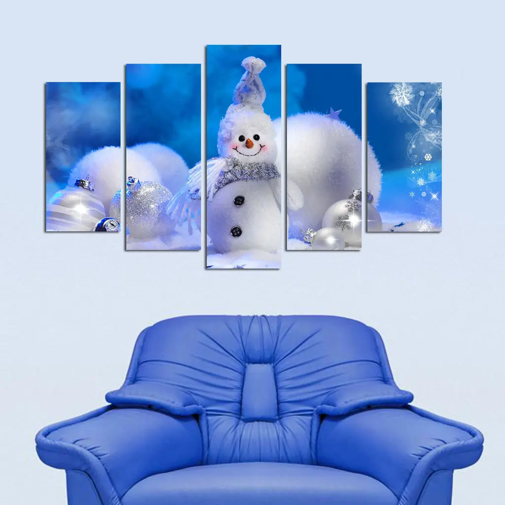Wallity 5PMDFNOEL 6 Dekorativne slike, 5 slika