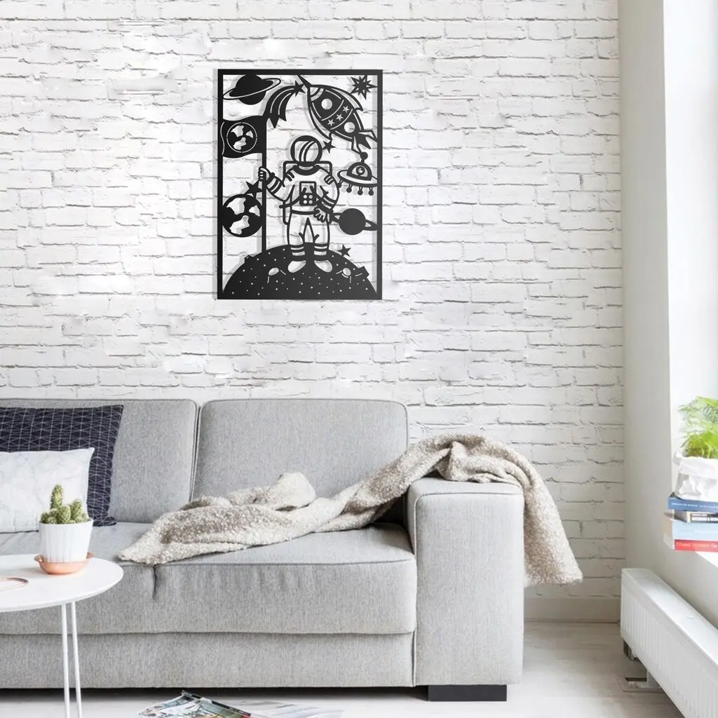 Wallity Zidna dekoracija Space, Crna