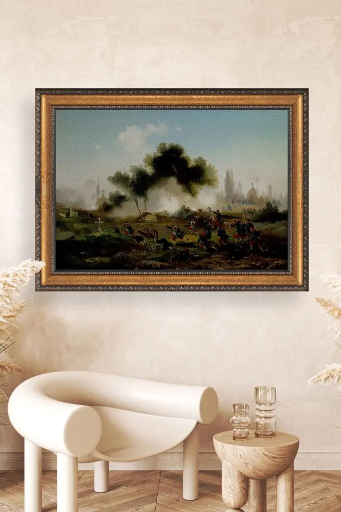 Wallity Zidna dekoracija ATCRCVCNVSMDL47, 70 x 100 cm, Šarena