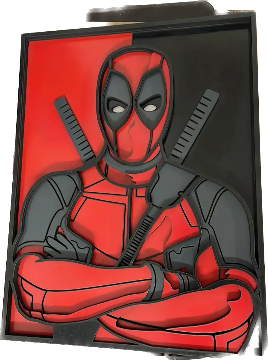 GENTILIS Deadpool 3D Poster