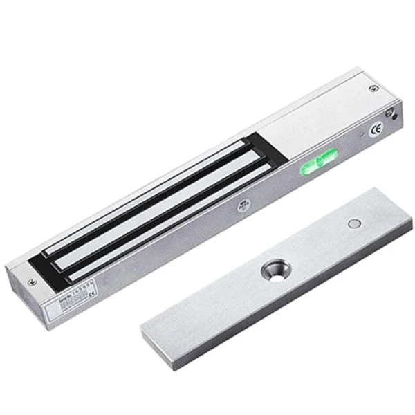 KPS-KT-L280D GMB 12V Access Control Magnetic Lock, Fingerprint Unlock Double Door with Delay, OS LED