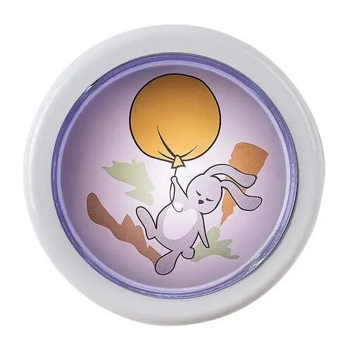 Rabalux Plafonjera Hopply, LED, Na baterije, 0.3W, o10cm, Bela