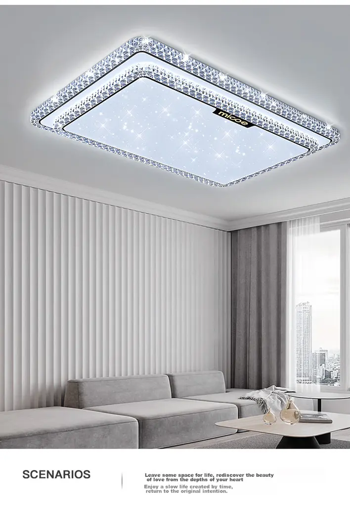 Micoe Plafonska lampa LED, 130 W, Bela