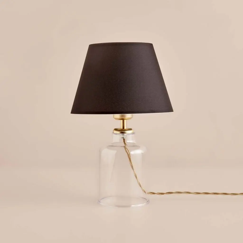 Opviq Stona lampa, Crna