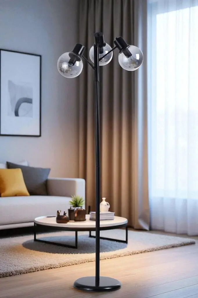 Opviq Podna lampa 8947-1, Crna