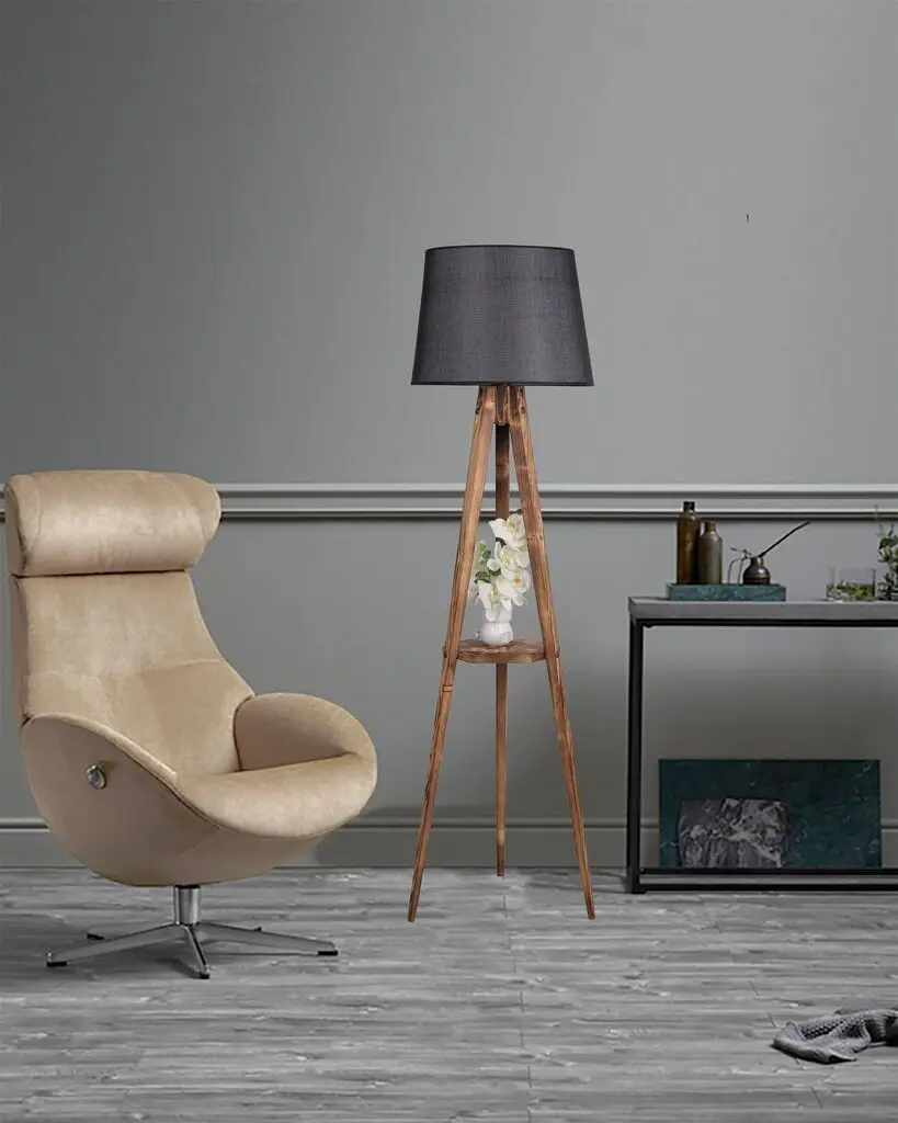 Opviq Sehbali Tripod 534LUN2182 Podna lampa, Siva