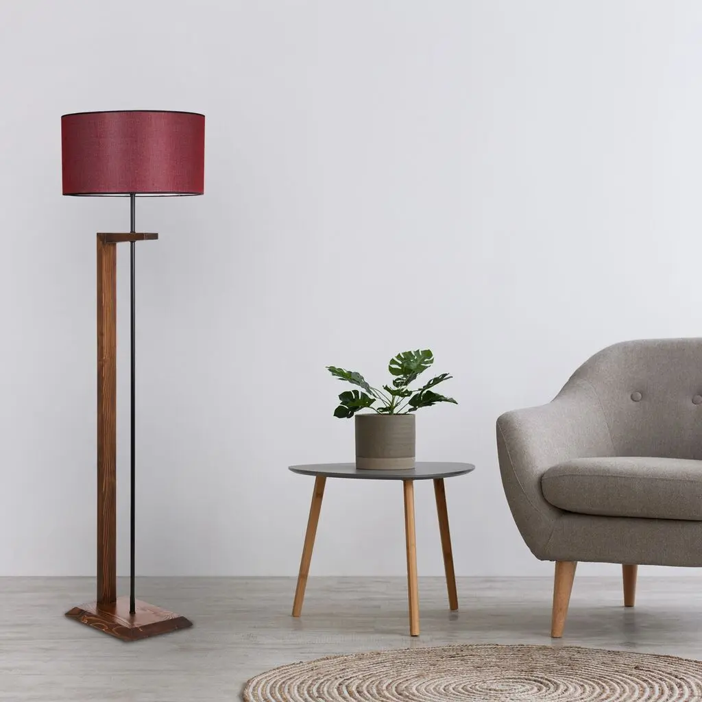 Opviq Podna lampa Menekse, 163 cm, E27, Kesten