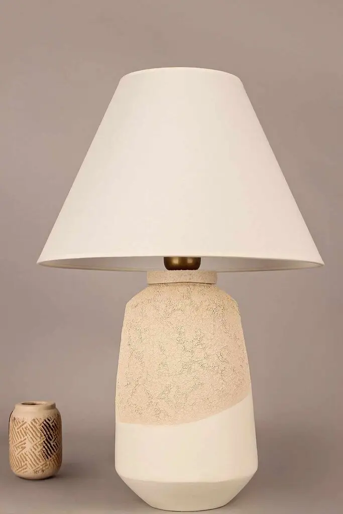 Opviq Stona lampa, Bež