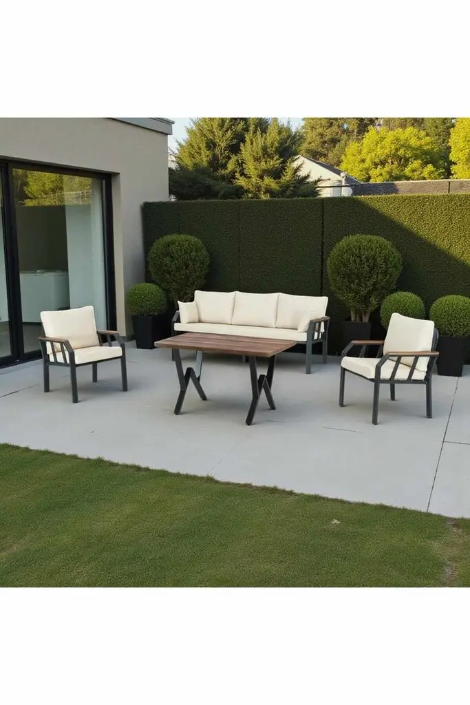 Hanah Home Baštenski set nameštaja, Bež