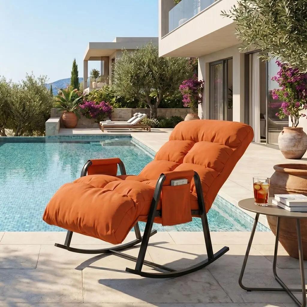Atelier del Sofa Baštenska stolica za ljuljanje, Narandžasta