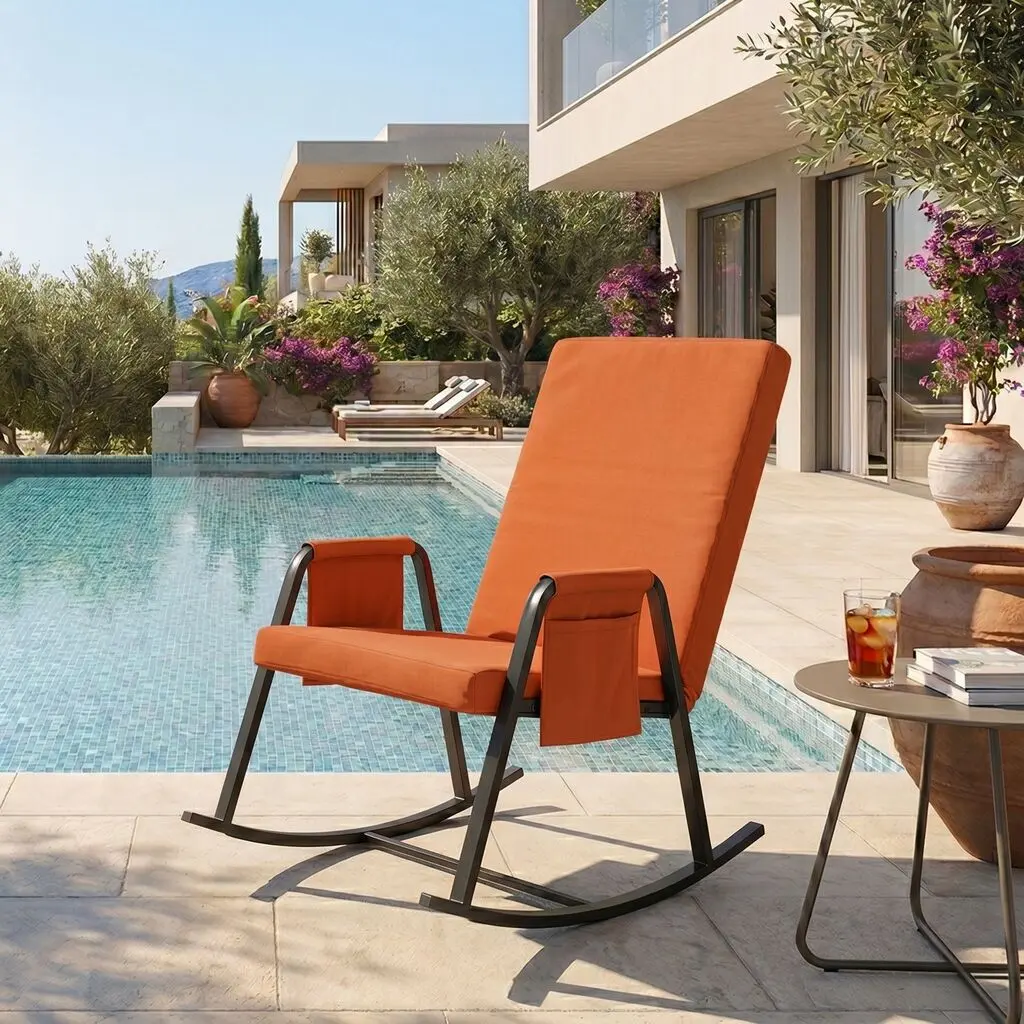 Atelier del Sofa Baštenska stolica za ljuljanje, Narandžasta