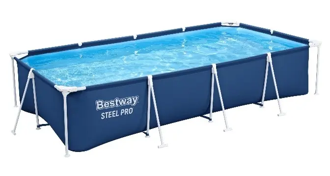 Bestway Bazen sa metalnom konstrukcijom Steel Pro, 400x211x81 cm, Plavi