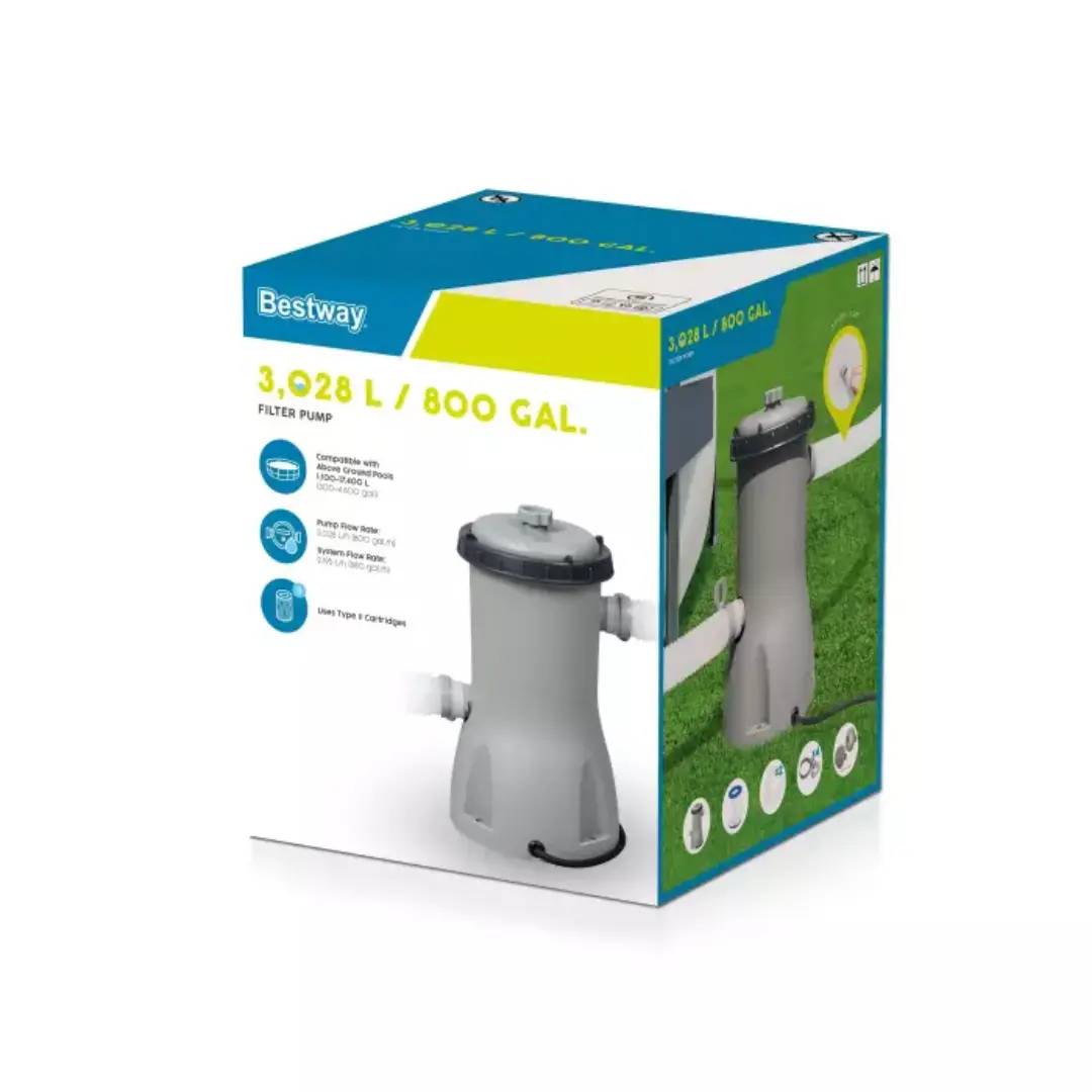 BESTWAY Filter pumpa za bazen 3028L/H, za bazene 1.100-17.400 L
