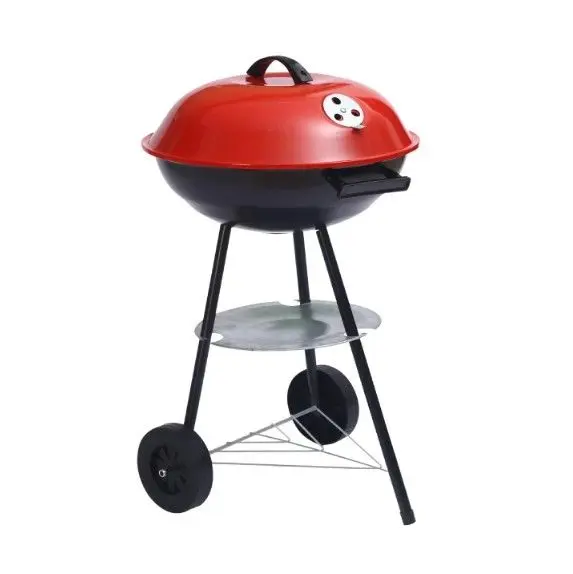 Roštilj na ćumur sa poklopcem BBQ886, Crveni