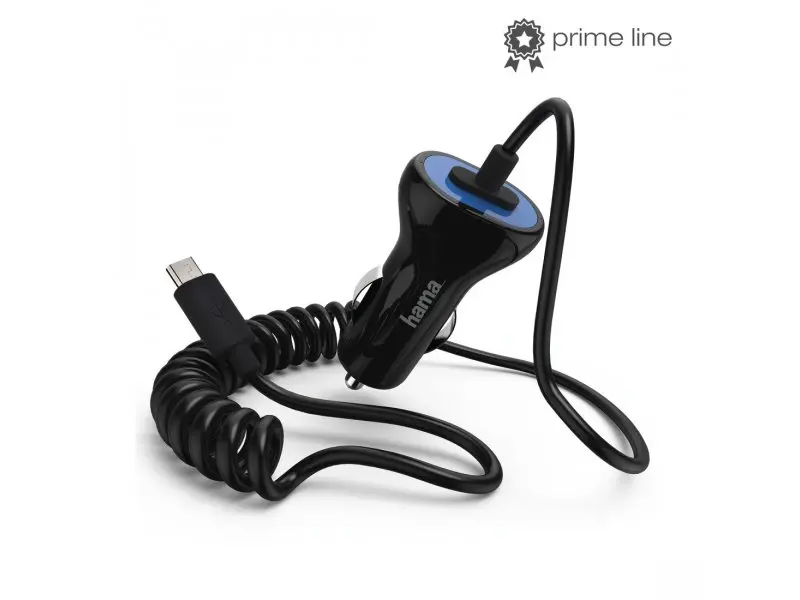 HAMA Auto punjač, Micro USB, 2400mAh