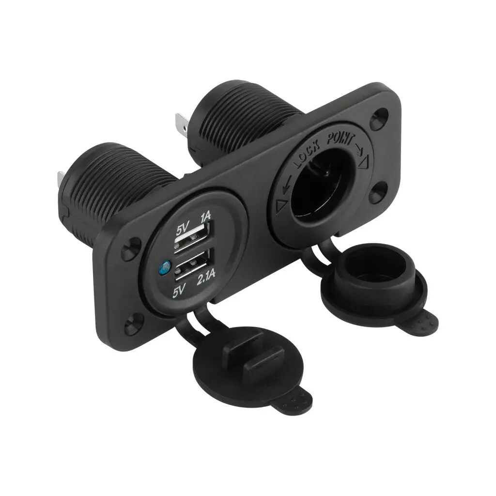 Peiying Ugradni auto punjač PY-CHR0002, Sa utičnicom upaljača, 2xUSB, 3100 mA