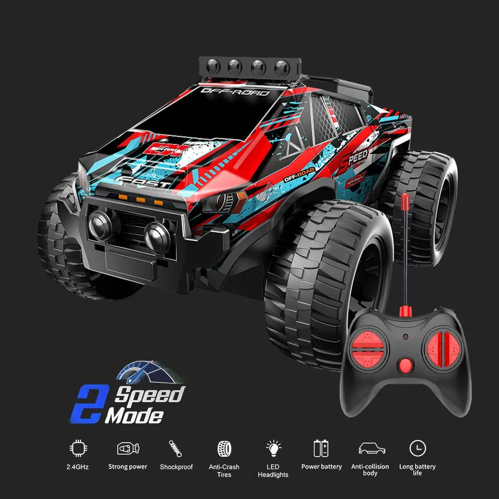 RC off road auto na daljinsko upravljanje JWD C078 2.4Gh crno crveni