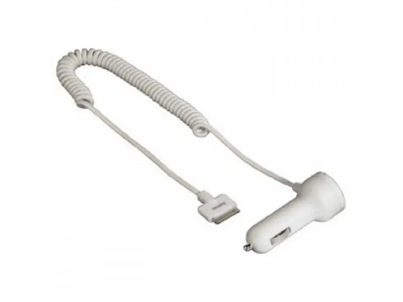 HAMA Auto punjač za Apple iPhone 3G/3G S/4/4S i iPod, Beli