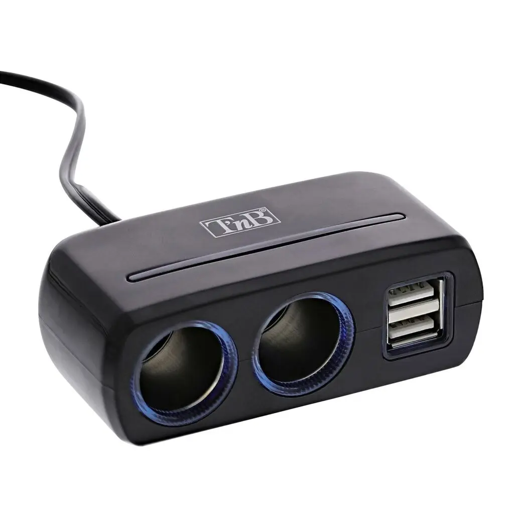TNB Produžni za auto punjač ACGP035221, 2xUSB-A 30W+ 2x12V
