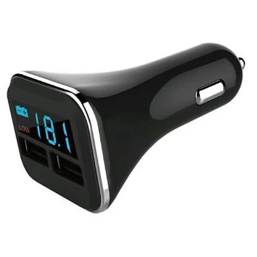 CCM Auto punjač, 2 x USB, 4.2 A, displej za napon akumulatora