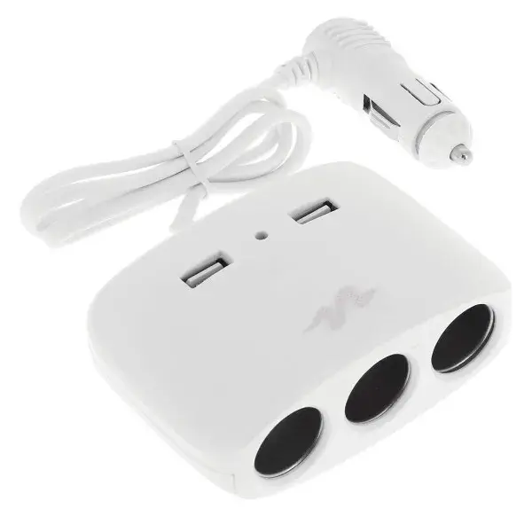 Sumex Auto punjač, 2 x USB, Beli