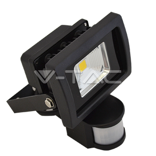 10W LED Reflektor V-TAC senzor PREMIUM reflektor – HB 6000K – NOVO