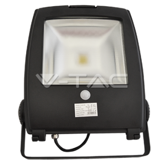 50W LED Reflektor V-TAC dizajn senzor – grafit telo 2700 – 3300K