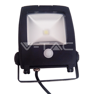10W LED Reflektor V-TAC dizajn senzor – crno telo TB 3000K – NOVO