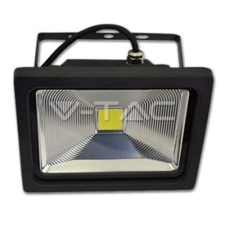50W LED Reflektor V-TAC klasik PREMIUM Reflektor – crno telo HB 6000K – NOVO