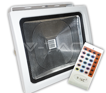 30W LED Reflektor V-TAC klasik PREMIUM Reflektor – RGB sa daljinskim upravljačem