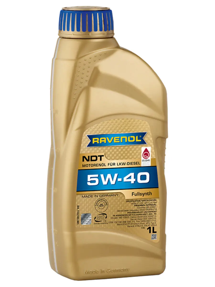 Motorno ulje RAVENOL NDT 5W-40, 1 l.