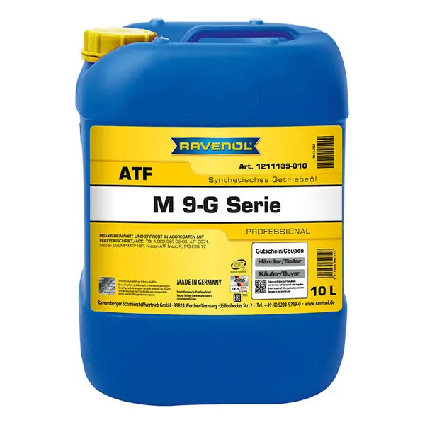 Ulje za automatski menjač RAVENOL ATF M 9-G Serie, 10l