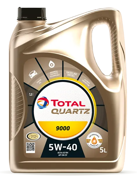 TOTAL Ulje za motor Q9000, 5W-40, 5L