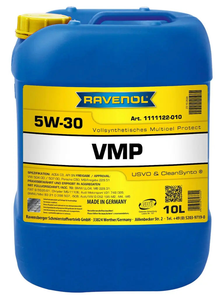 Ravenol Motorno ulje VMP 5W-30, 10 l
