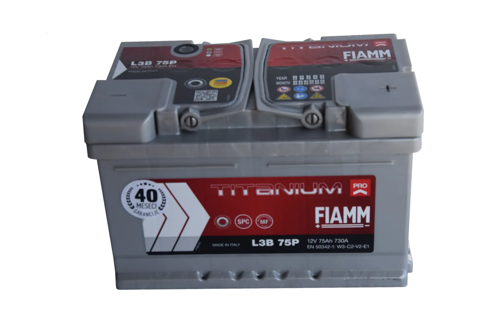 FIAMM Akumulator Titanium Pro, 75 Ah 730A/En