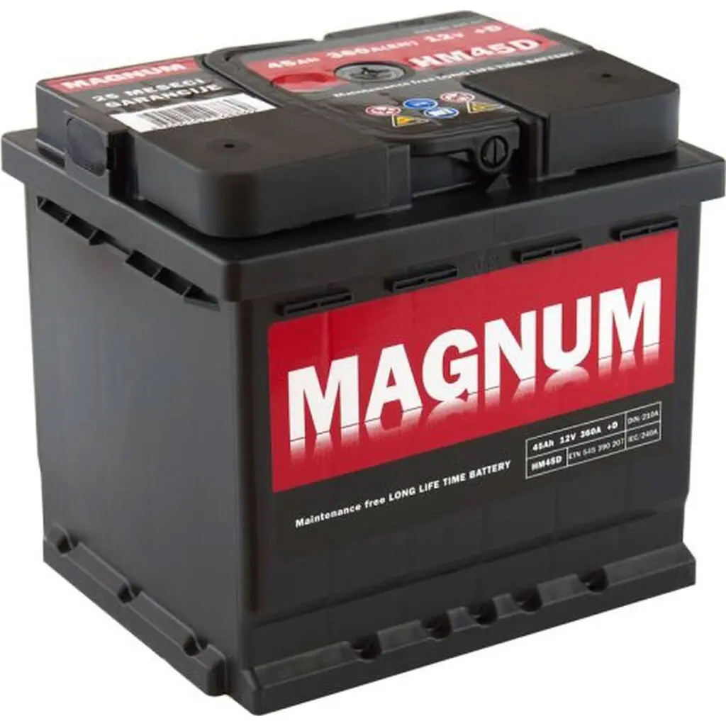 Magnum Akumulator, 12 V, 45 Ah, D+