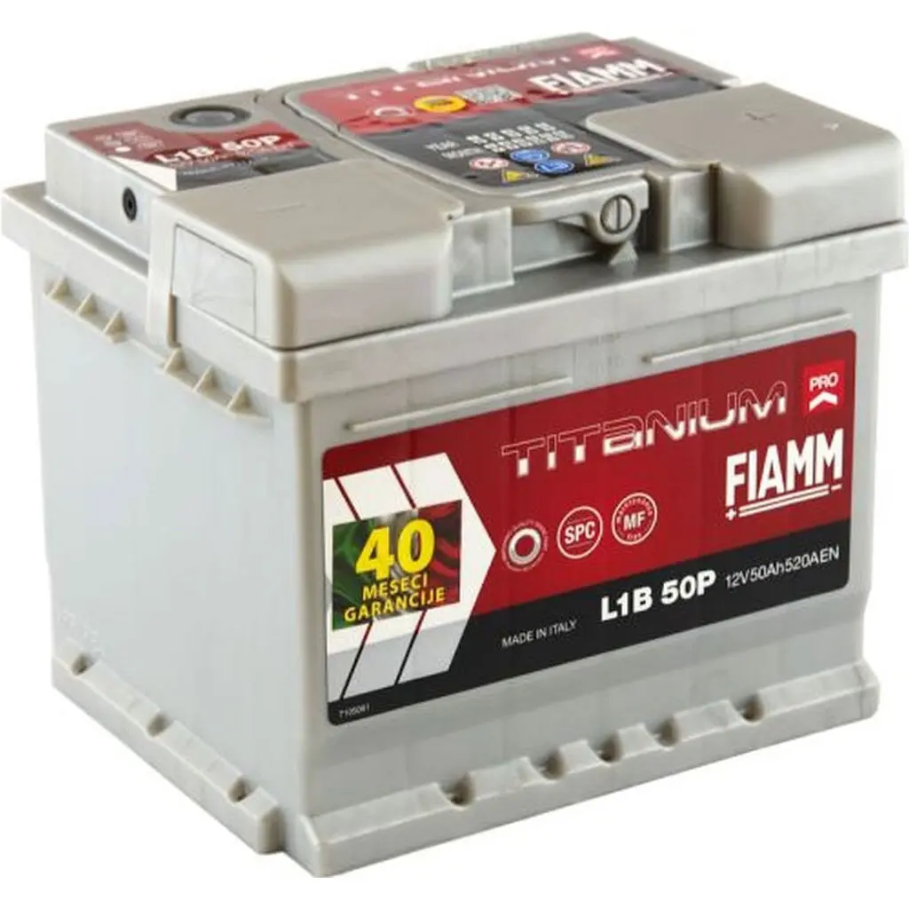 Titanium Akumulator Fiaam Titanium Pro, 12 V, 50 Ah, D+