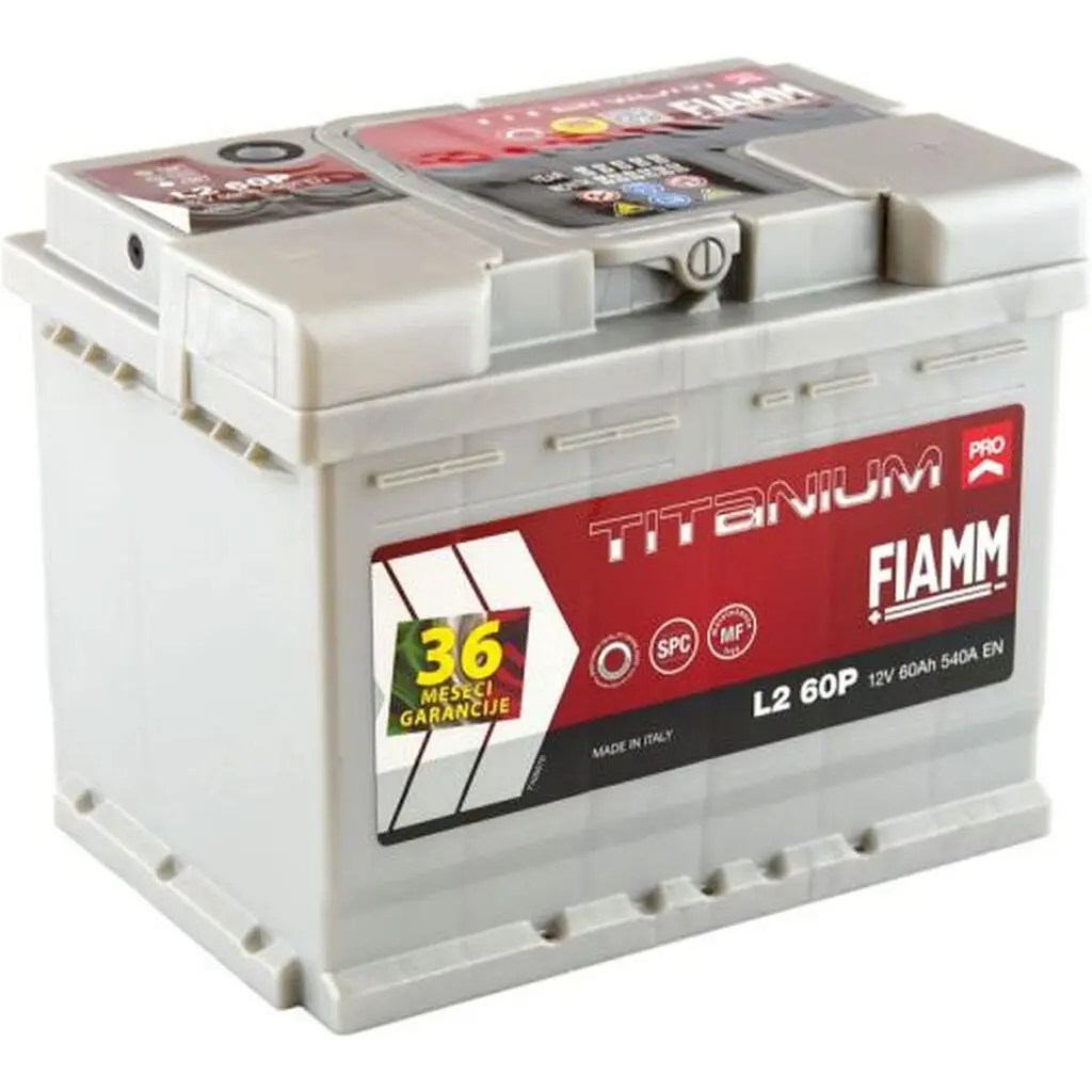 Titanium Akumulator Fiaam Titanium Pro, 12 V, 60 Ah, D+