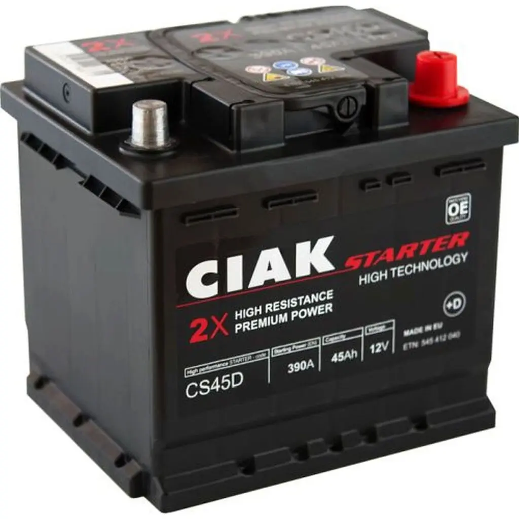 Akumulator 12 V, 45 Ah, D+