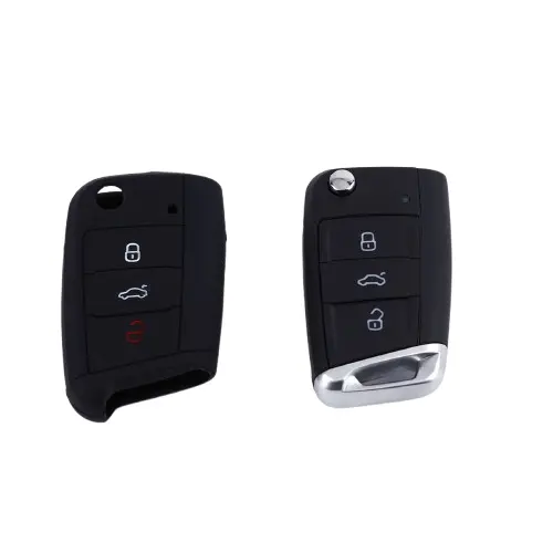 Car 888 Accessories Navlaka za ključ Volkswagen, Crna