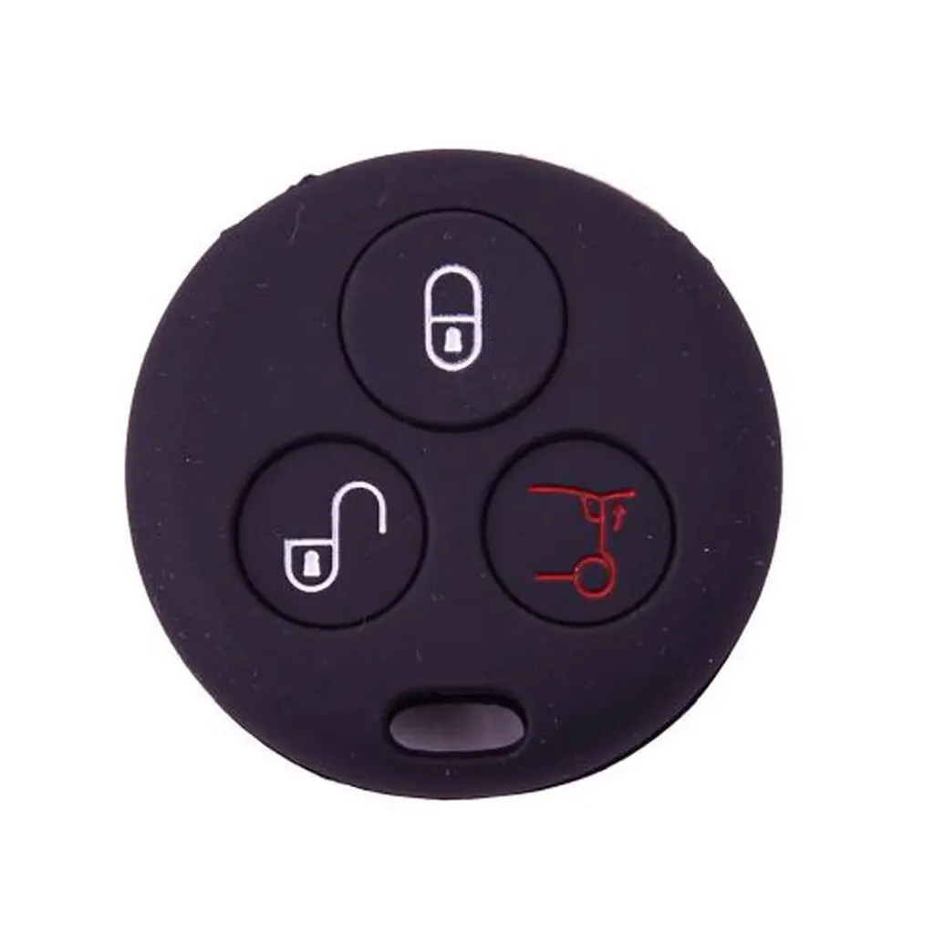 Car 888 Accessories Navlaka za ključ Smart, 3 dugmeta, Crna