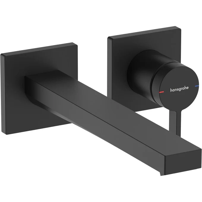 Hansgrohe Tecturis E Zidna za umivaonik + izliv 22,5 CM matt BLACK 73051670