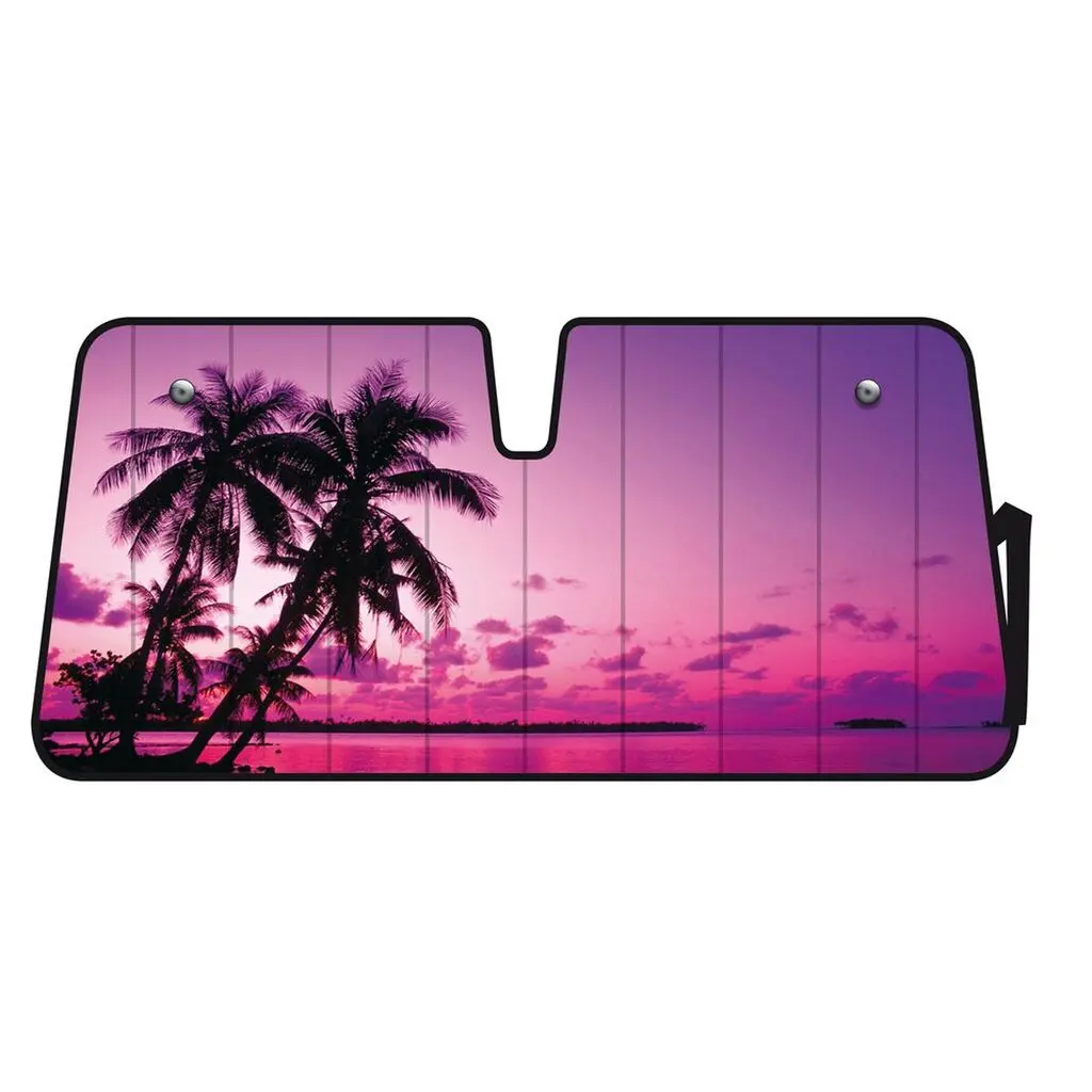 Lampa Accessories Zaštita od sunca Purple Beach, 147 x 68 cm