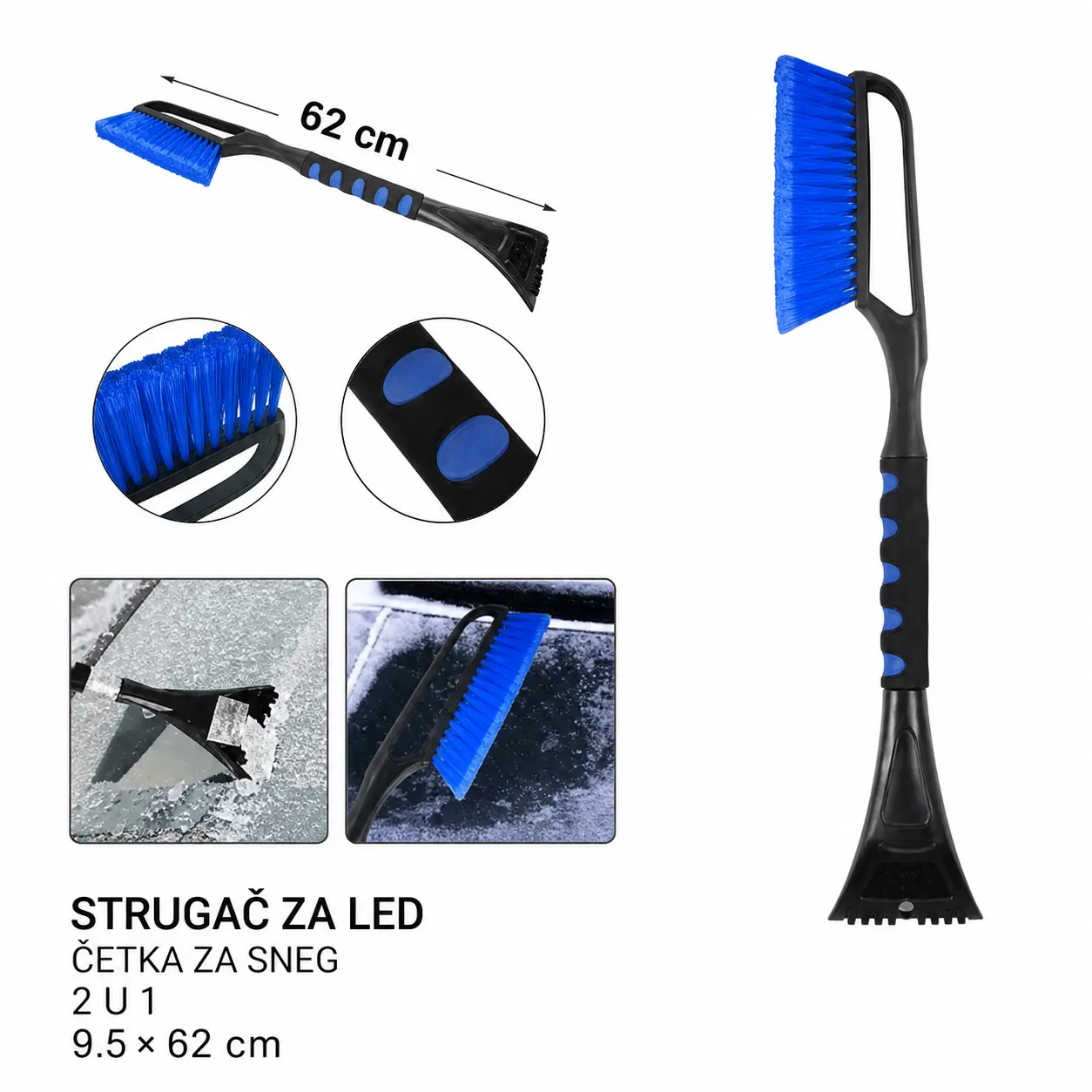 KMT 2-u-1 strugač i četka za sneg