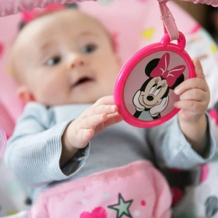 Kids ii 12229 bright starts disney lezaljka sa vibracijom - minnie mouse spotty dotty ™ - 0 - 9 kg ( SKU12229 )
