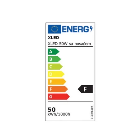 Xled 266433 50w LED reflektor sa rotacionim nosacem, anti kodenz.Ventilom, 6500k,ip65,ac220-240v,crni